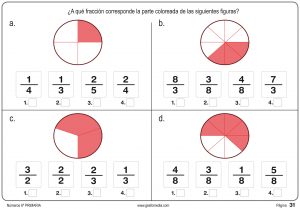 📚Ejercicios De Lectura Y Escritura De Fracciones - PDF - Imprimir ...