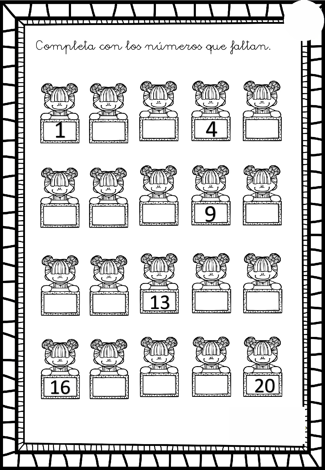 Secreto para resolver fichas de series numéricas, series numéricas ...