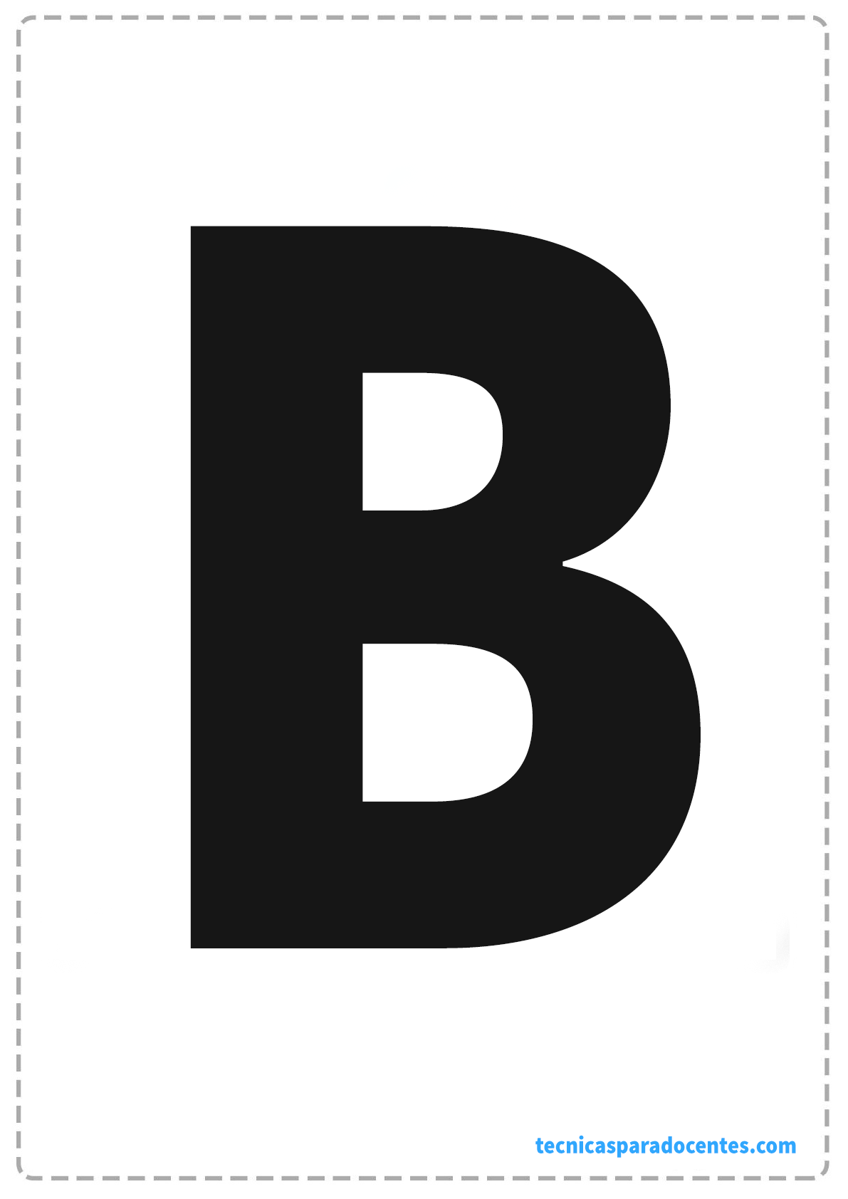 Fichas del abecedario para imprimir 【 Descarga el PDF gratis】