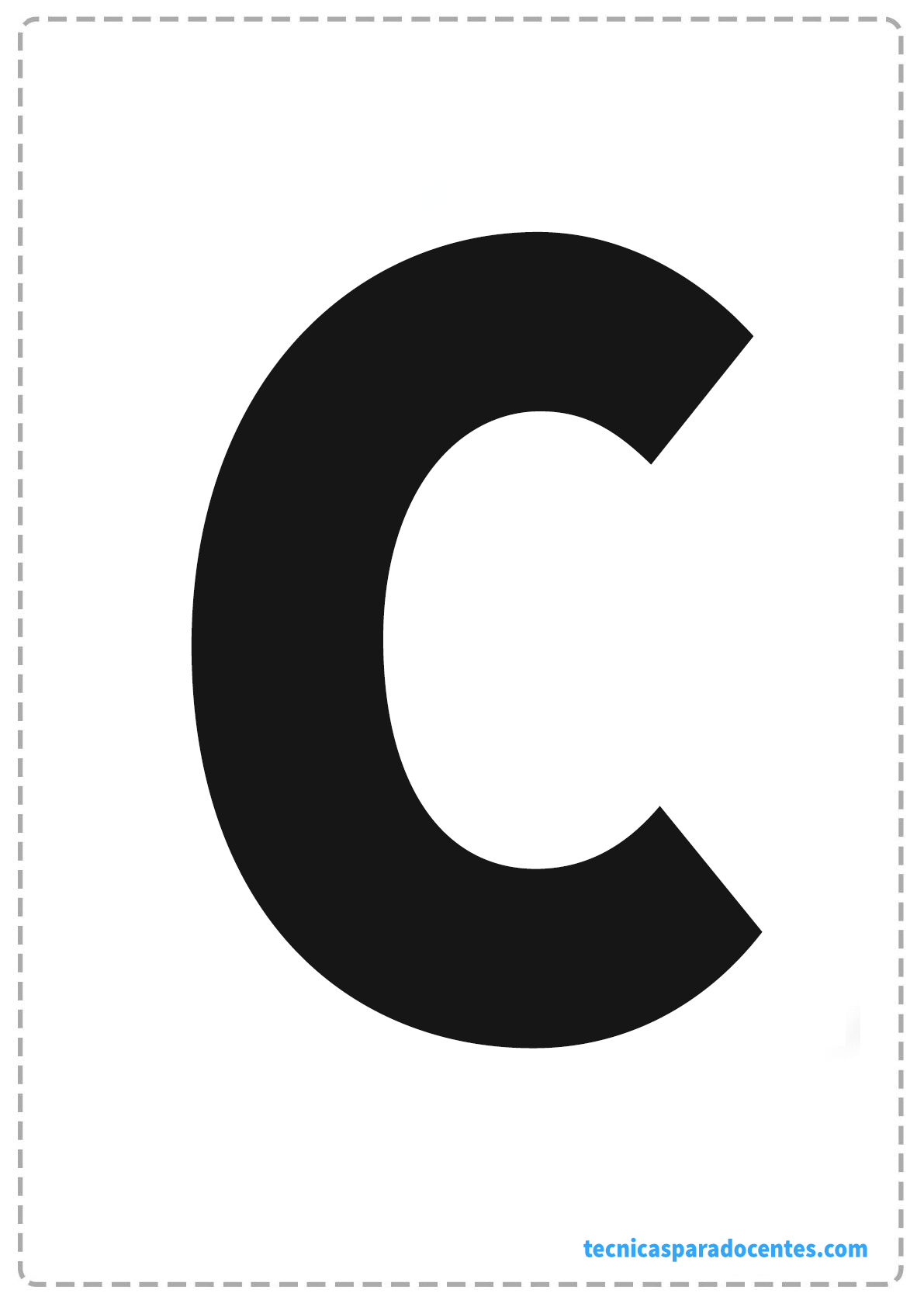 Fichas del abecedario para imprimir 【 Descarga el PDF gratis】