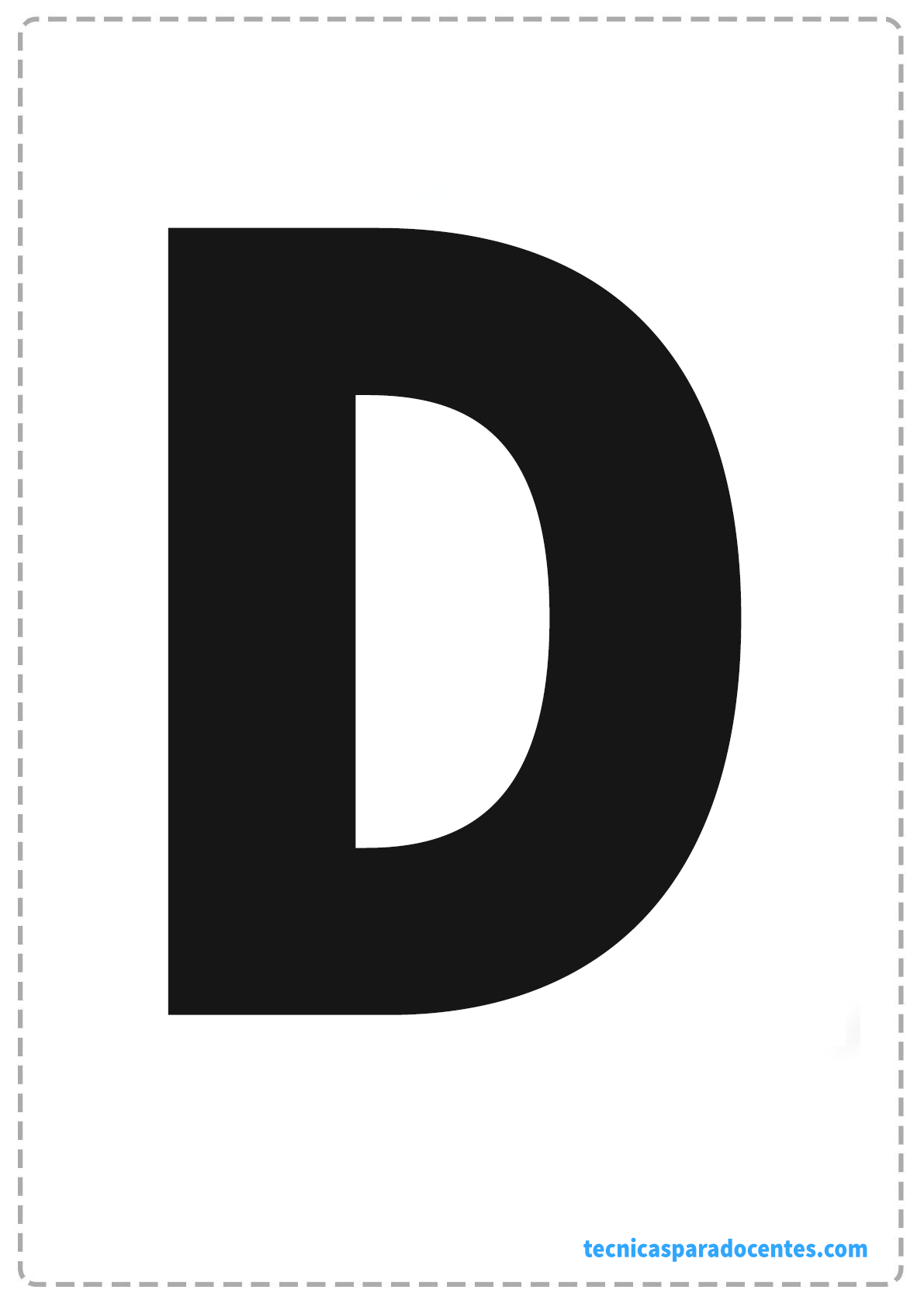 Fichas del abecedario para imprimir 【 Descarga el PDF gratis】