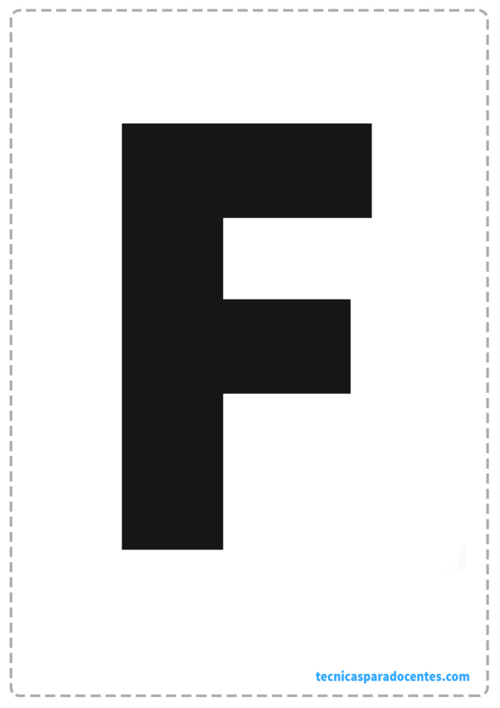 Fichas del abecedario para imprimir 【 Descarga el PDF gratis】