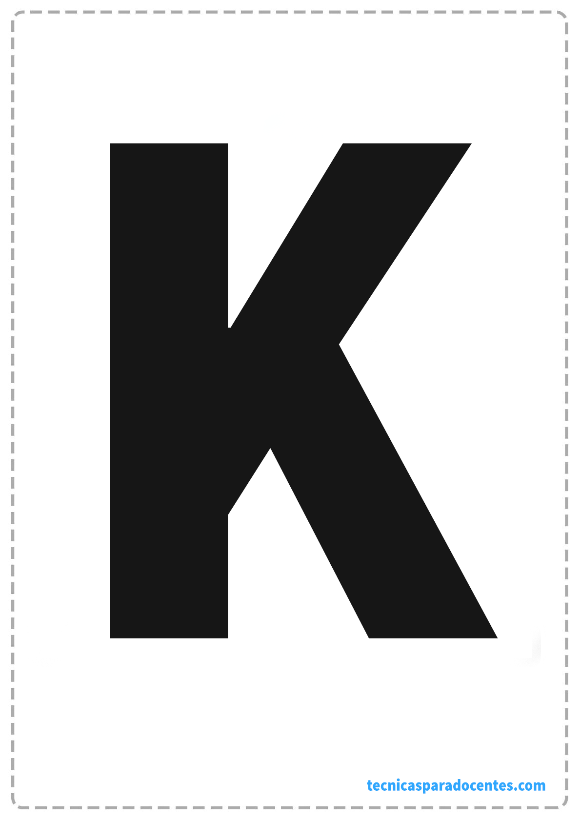 Fichas del abecedario para imprimir 【 Descarga el PDF gratis】