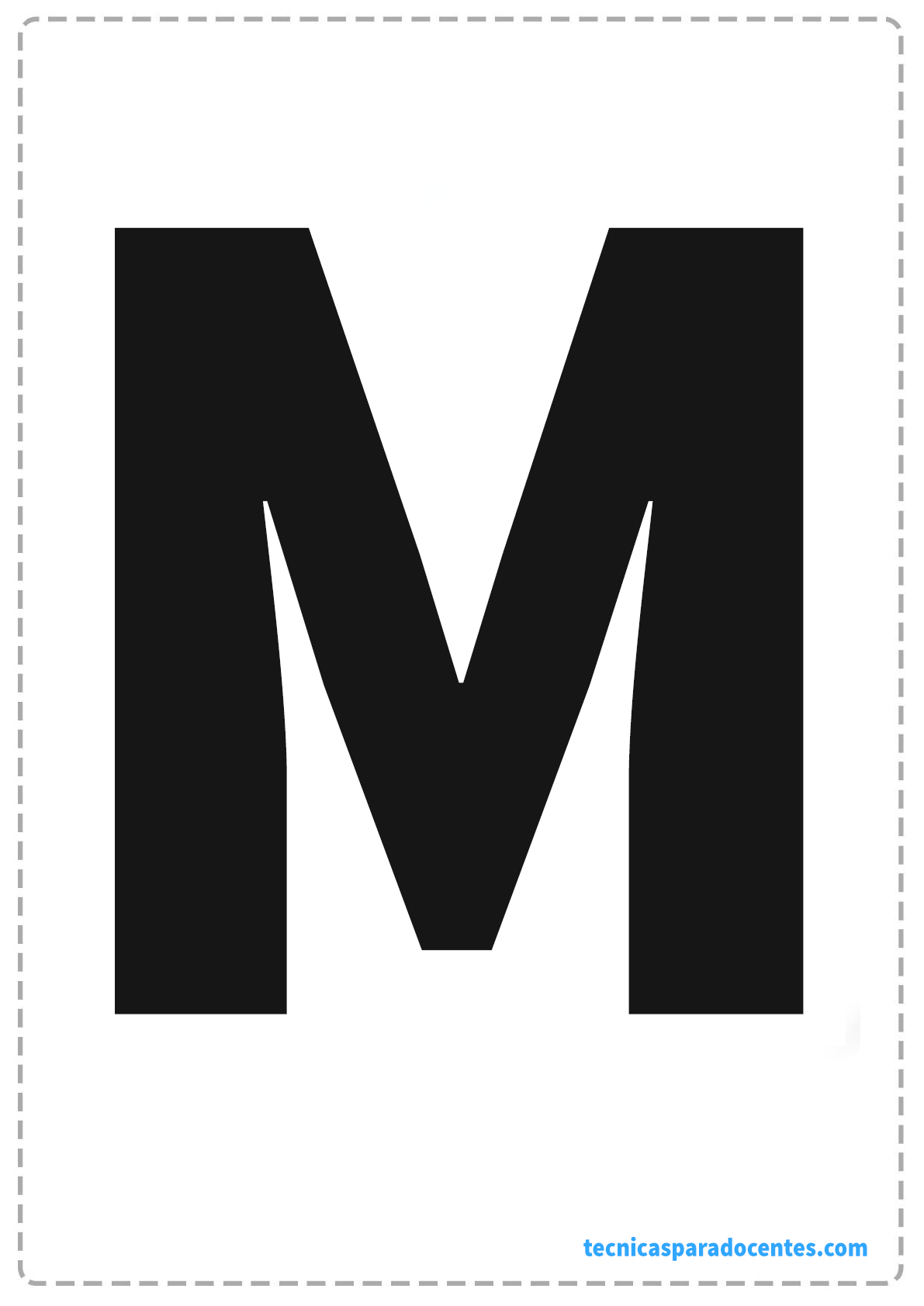 Fichas del abecedario para imprimir 【 Descarga el PDF gratis】